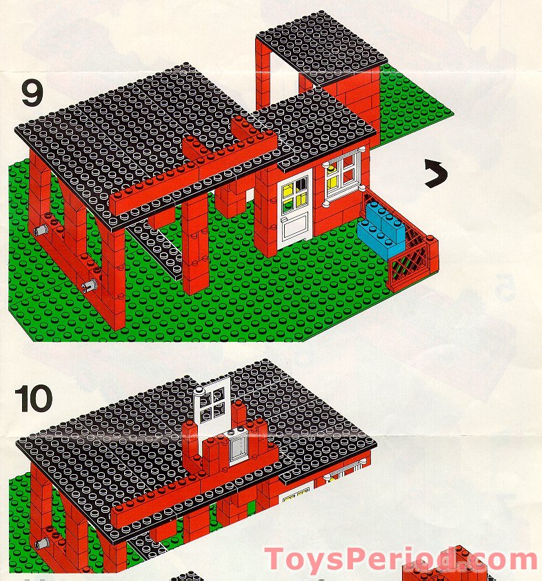 LEGO 590 Engine Co Number 9 Instructions and Parts List