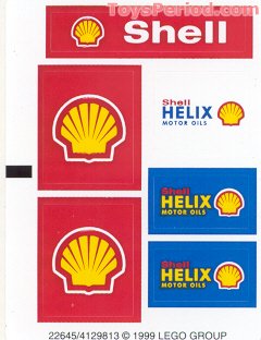 LEGO 1253-1 Shell Promotional Set - Service Station Series - Formula ...