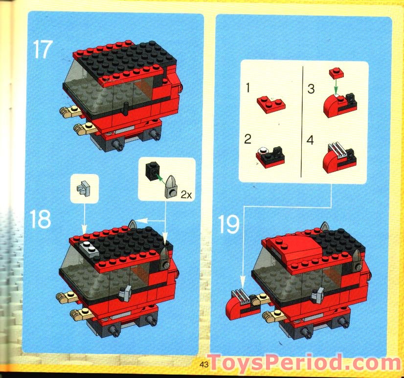 LEGO 4883 Gear Grinders Instructions and Parts List