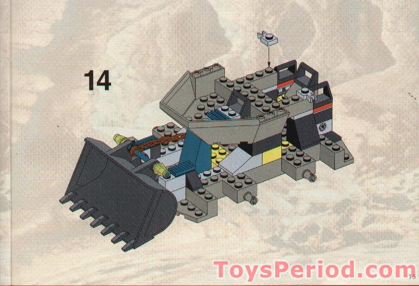LEGO 4950 Loader-Dozer Instructions and Parts List