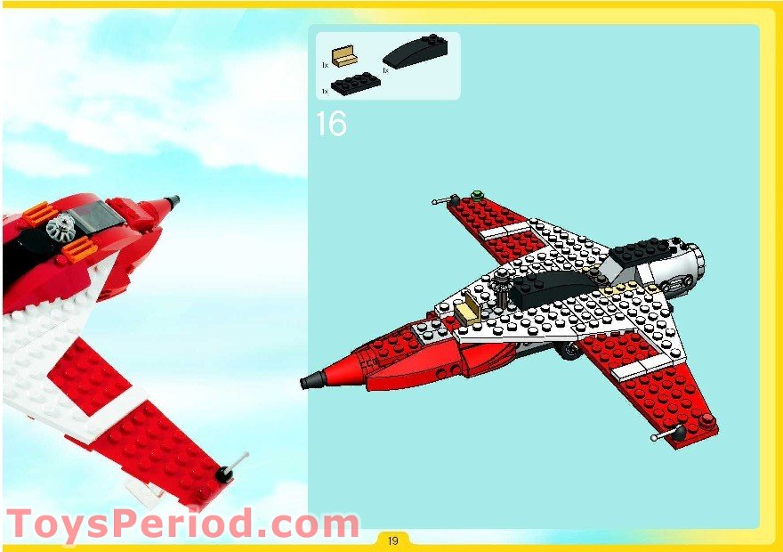 LEGO 4403 Air Blazers Instructions and Parts List