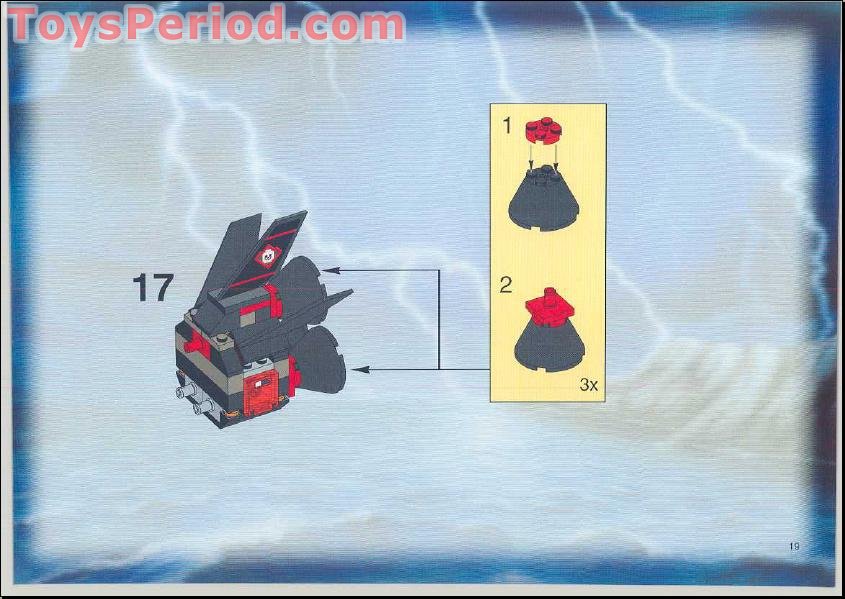 LEGO 6776 Ogel Control Center Instructions and Parts List