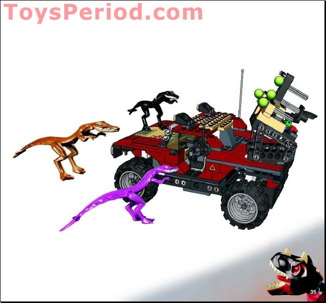 LEGO 7475 Fire Hammer vs. Mutant Lizards Instructions and Parts List