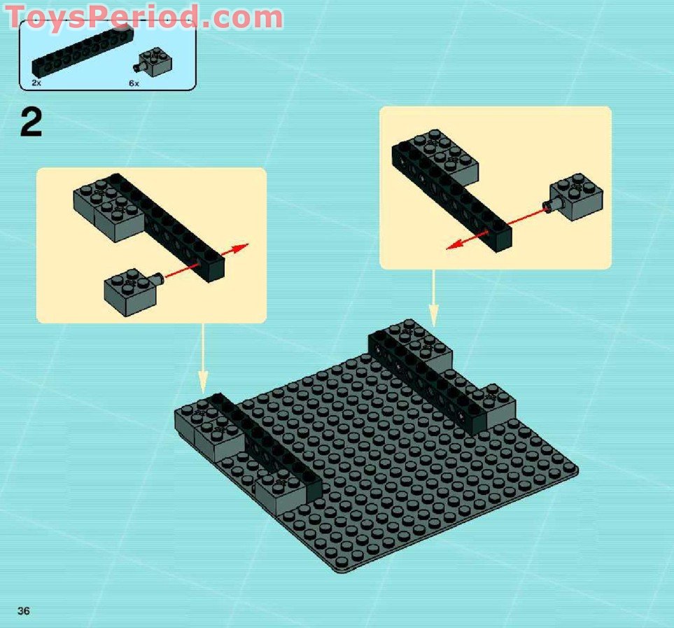 LEGO 8637 Mission 8: Volcano Base Instructions and Parts List