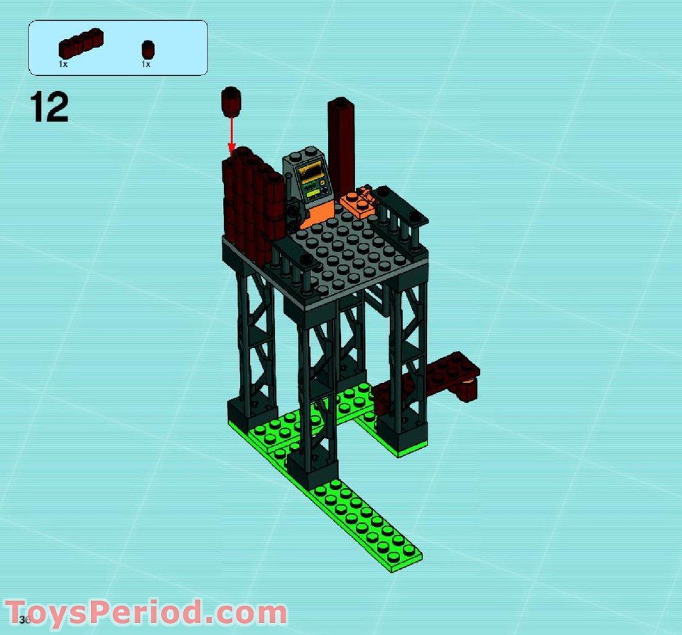 LEGO 8632 Mission 2: Swamp Raid Instructions and Parts List