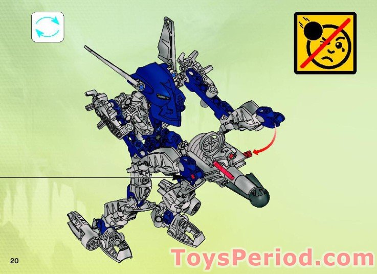 LEGO 8688 Toa Gali Instructions and Parts List
