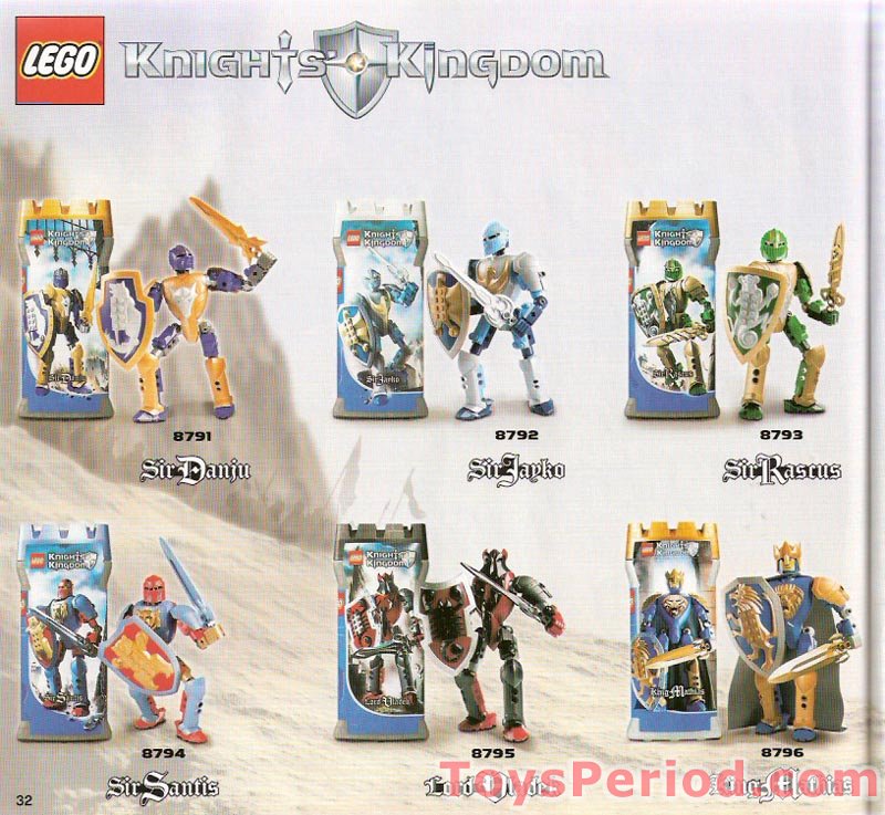 LEGO 8801 Knights' Attack Barge Instructions and Parts List