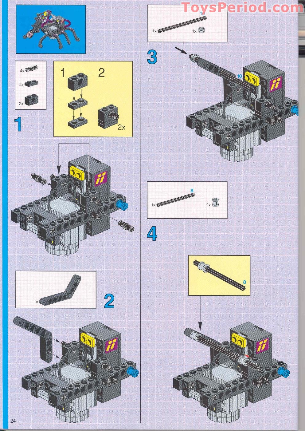 LEGO 8266 Super Challenge Instructions and Parts List