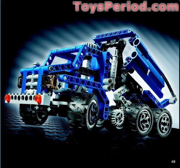 LEGO 8415 Dump Truck Instructions and Parts List