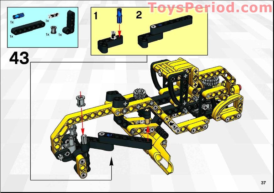 LEGO 8451 Dumper Instructions and Parts List