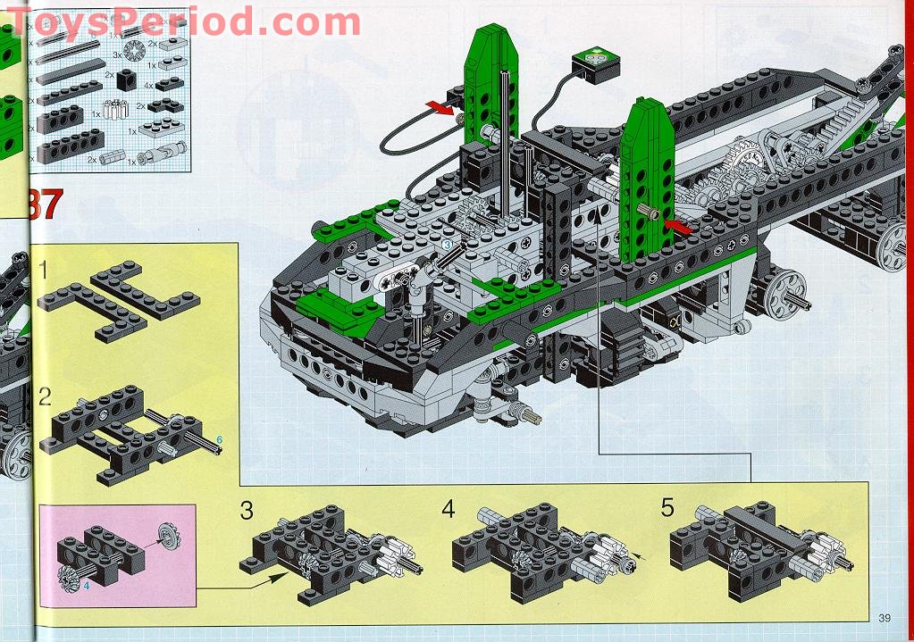 LEGO 8479 Barcode Multi-Set Instructions and Parts List