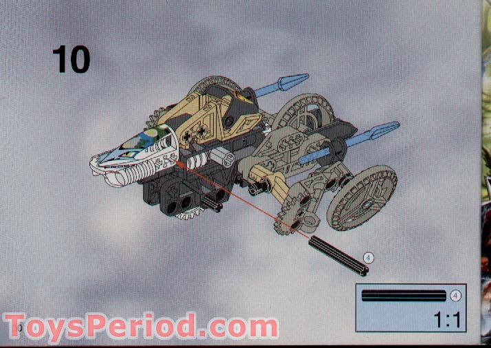 LEGO 8511 Frost Instructions and Parts List