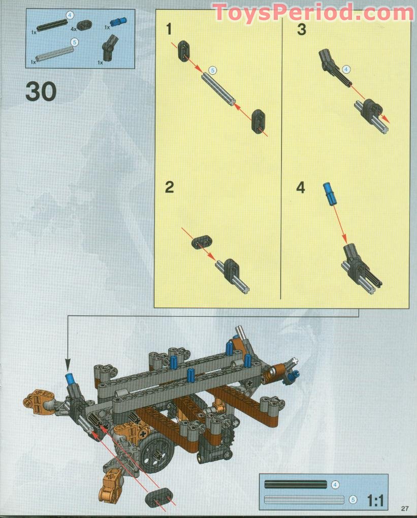 LEGO 8595 Takua and Pewku Instructions and Parts List