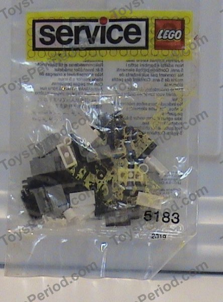 LEGO 5183 Hinges and Couplings Set Parts List