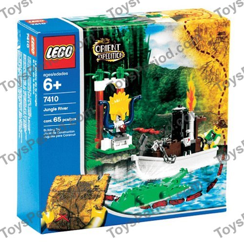 LEGO 7410 Jungle River Instructions and Parts List