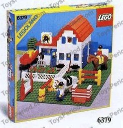 LEGO 6379 Riding Stable Instructions and Parts List