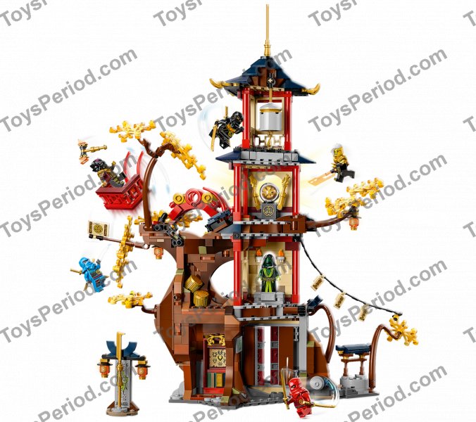 LEGO 71795 Temple of the Dragon Energy Cores Set Parts List