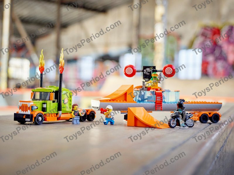 LEGO 60294 Stunt Show Truck Set Parts List