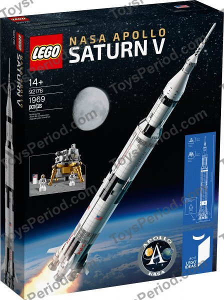 LEGO 92176 NASA Apollo Saturn V {Reissue} Set Parts List