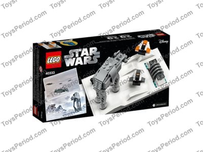 LEGO 40333 Battle of Hoth - 20th Anniversary Edition Set Parts List