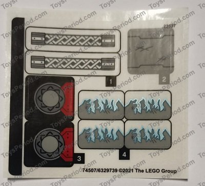 LEGO Sets with Part 76169stk01 Sticker Sheet for Set 76169 - (74507/ ...