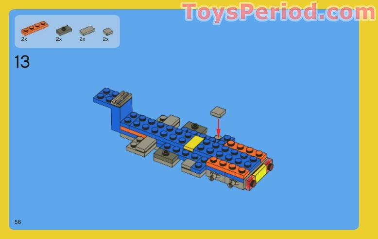 LEGO 5765 Transport Truck Instructions and Parts List