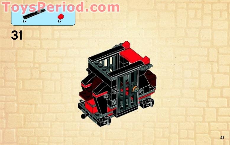 LEGO 70401 Gold Getaway Instructions and Parts List