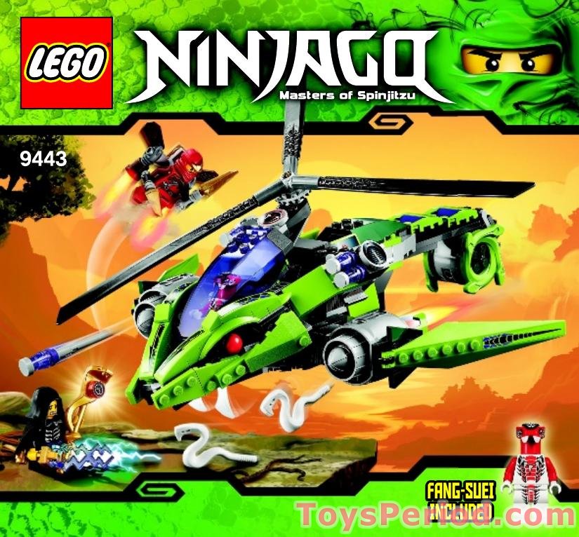 LEGO 9443 Rattlecopter Instructions and Parts List