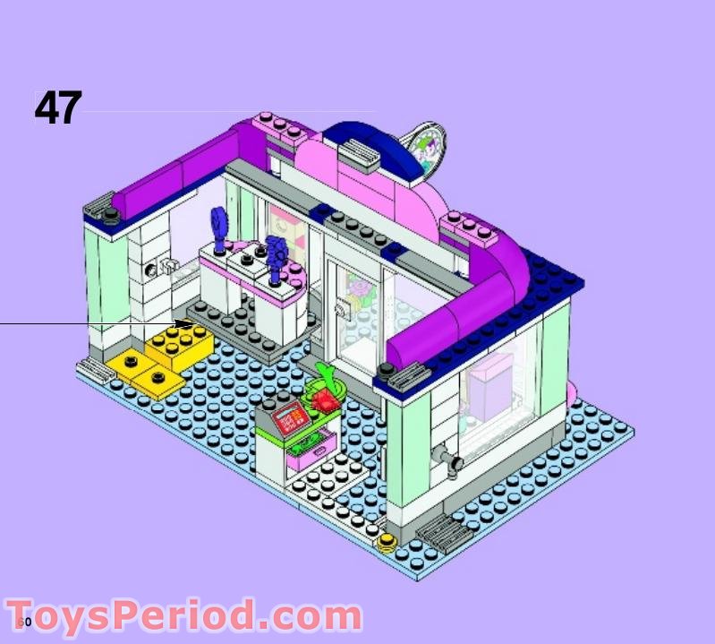 LEGO 41007 Heartlake Pet Salon Instructions and Parts List