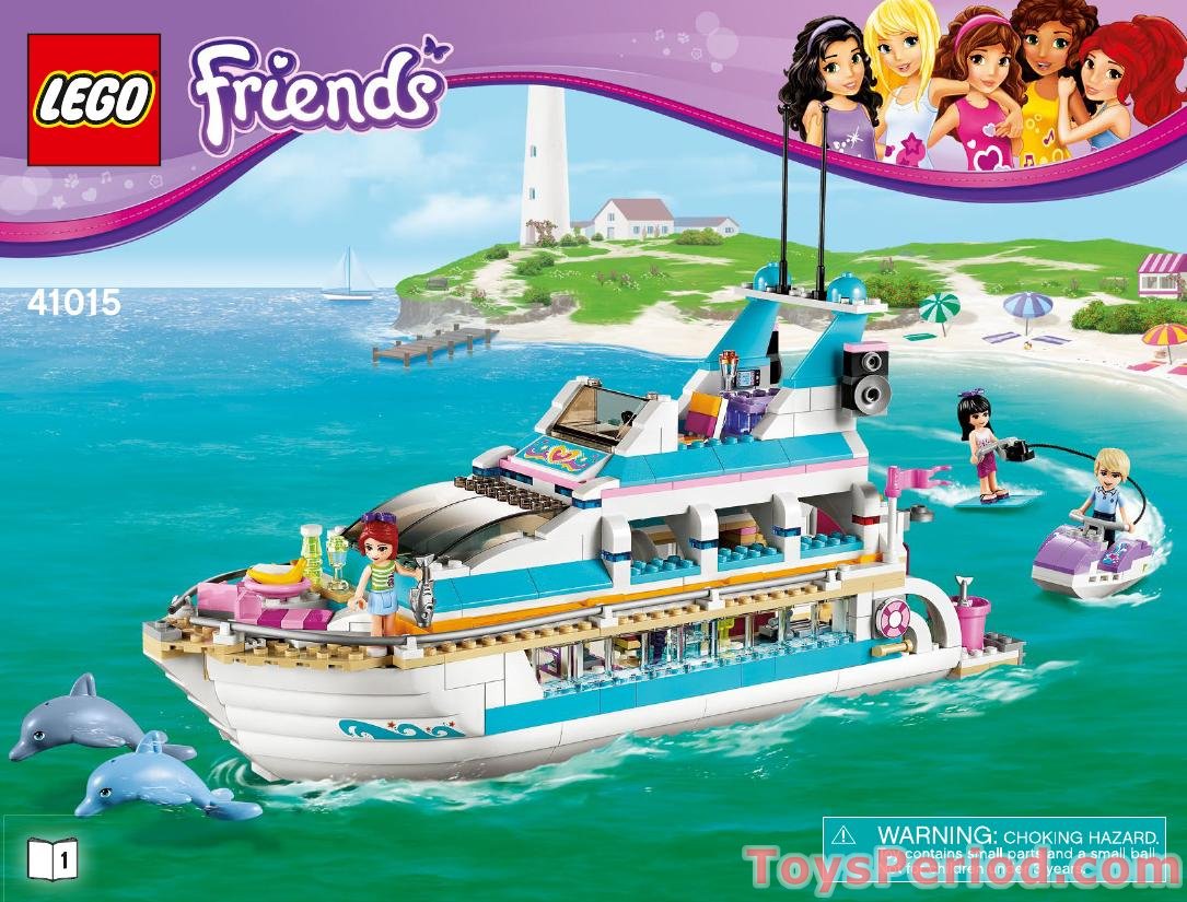LEGO 41015 Dolphin Cruiser Instructions and Parts List