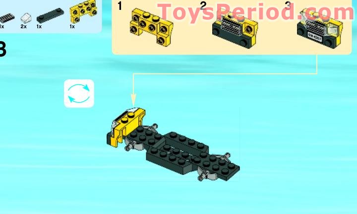 LEGO 4207 City Garage Instructions and Parts List