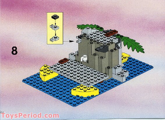 LEGO 1788 Pirate's Chest Instructions and Parts List