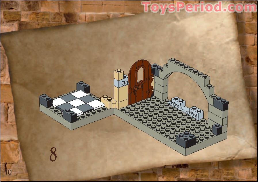 LEGO 4704 The Chamber of the Winged Keys Instructions and Parts List