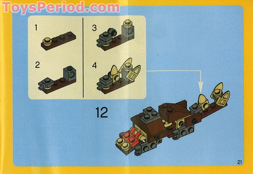 LEGO 4916 Mini Animals Instructions and Parts List