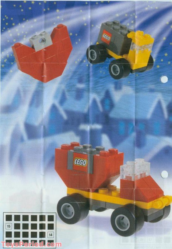 LEGO 4024-1 Advent Calendar 2003, Creator Instructions and Parts List