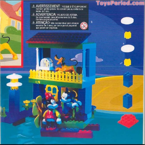 LEGO 4167 Mickey's Mansion Instructions and Parts List