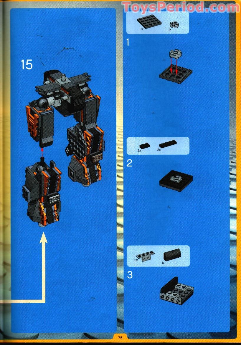 LEGO 4508 Titan Xp Instructions and Parts List