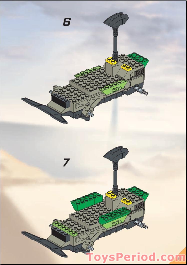 LEGO 4589 RC Nitro Flash Instructions and Parts List