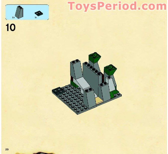 LEGO 6253 Shipwreck Hideout Instructions and Parts List