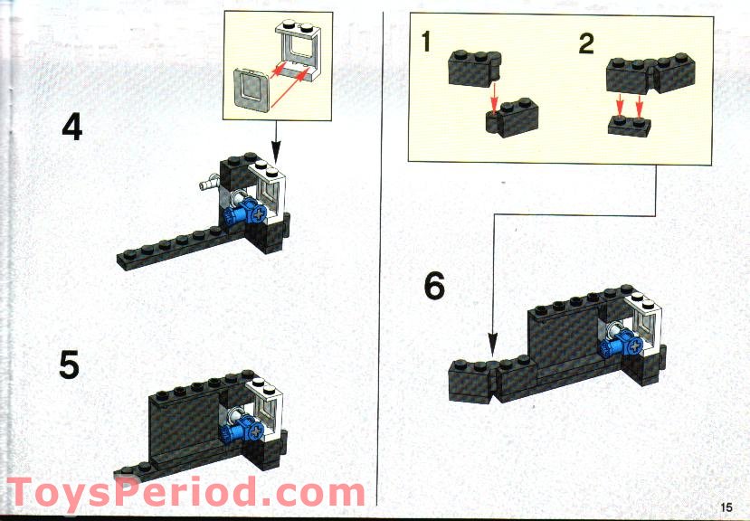 LEGO 7033 Armored Car Action Instructions and Parts List