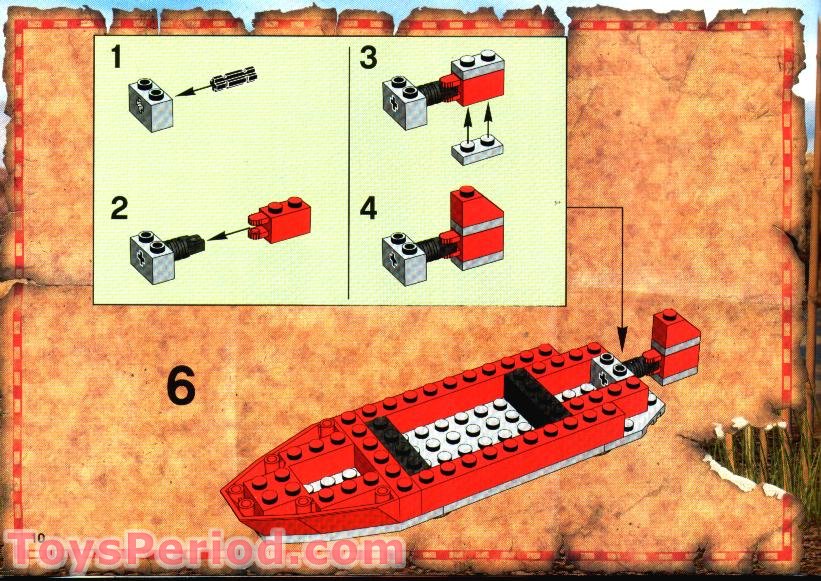 LEGO 7416 Emperor's Ship Instructions and Parts List