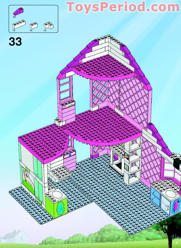 LEGO 7586 Sunshine Home Instructions and Parts List