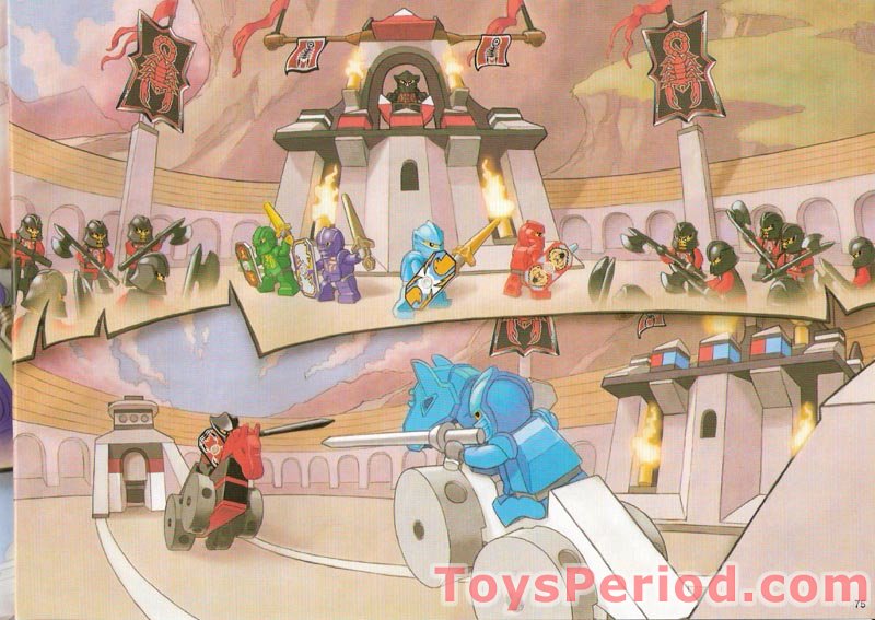 LEGO 8781 Castle of Morcia Instructions and Parts List