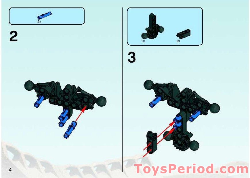 LEGO 8980 Gresh Instructions and Parts List