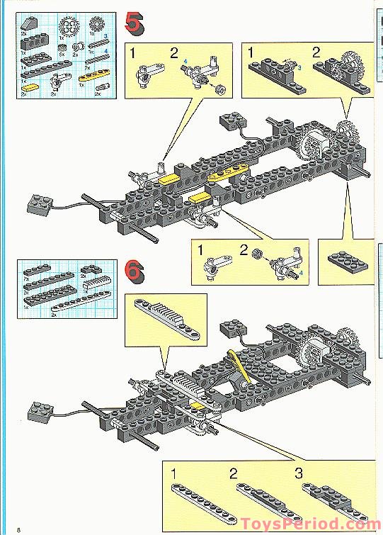 LEGO 8082 Multi Control Set Instructions and Parts List