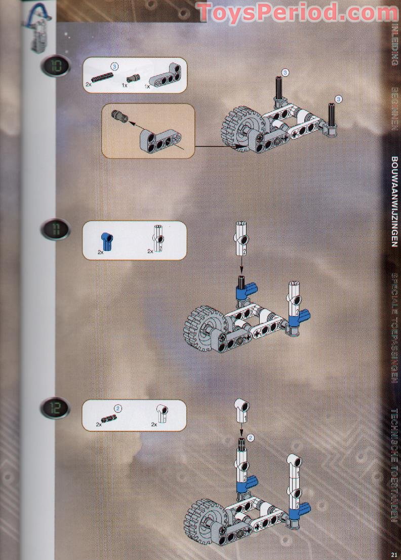 LEGO 9748 Droid Developer Kit Instructions and Parts List