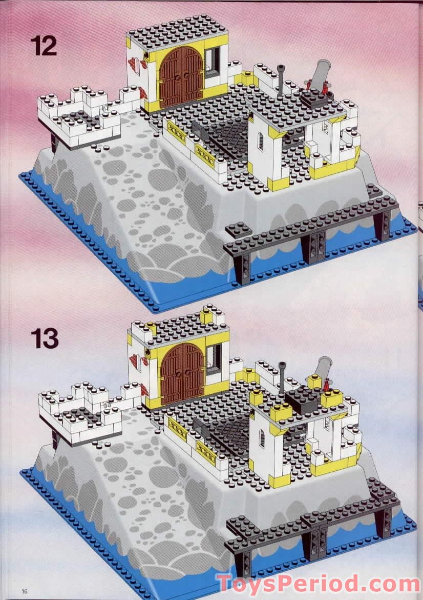 LEGO 6277 Imperial Trading Post Instructions and Parts List