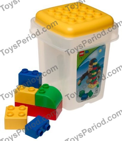 LEGO 5355 Small Quatro Bucket - 20 Extra Large Bricks Set Parts List