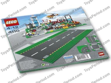 LEGO 4110 Straight Road Plates Set Parts List