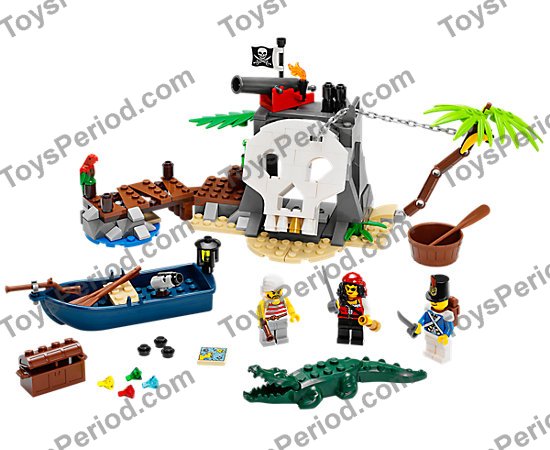 LEGO 70411 Treasure Island Set Parts List